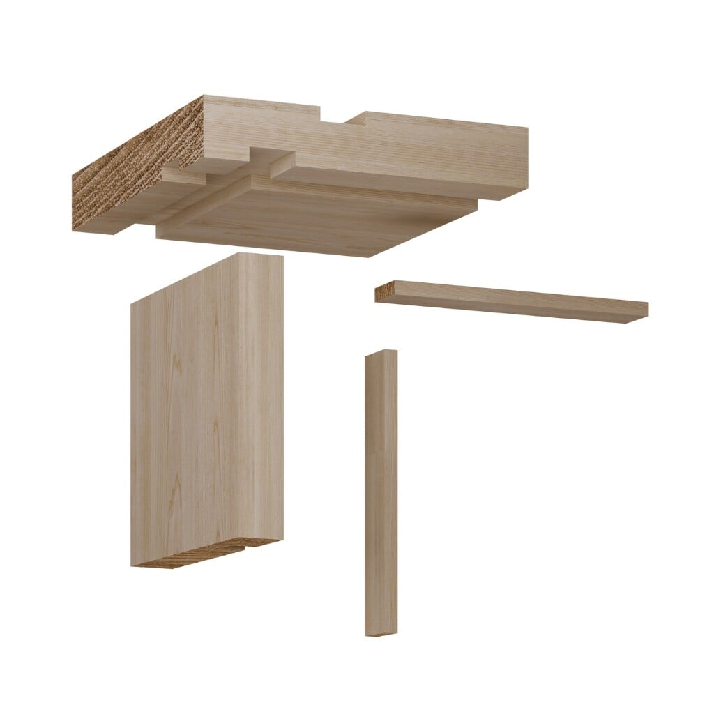 38x140mm Fire Check Door Lining Kit Including Stops Product