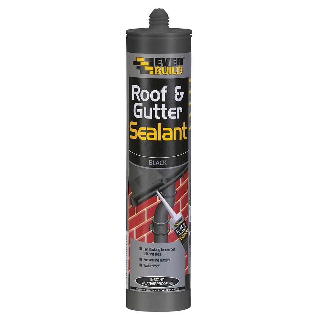 Everbuild Roof & Gutter Sealant Black C3 Product