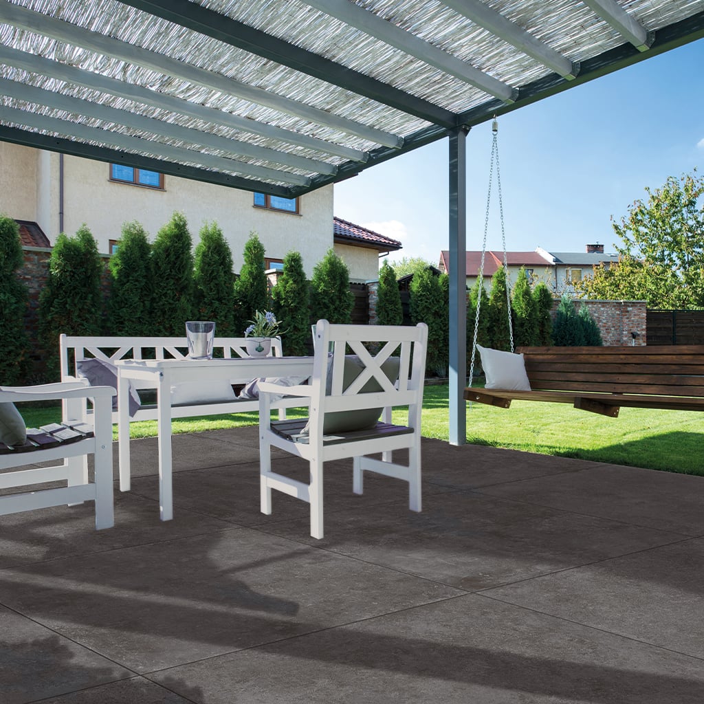 Pavestone Layla Porcelain Paving Slab - Black - 900x900x20mm Product