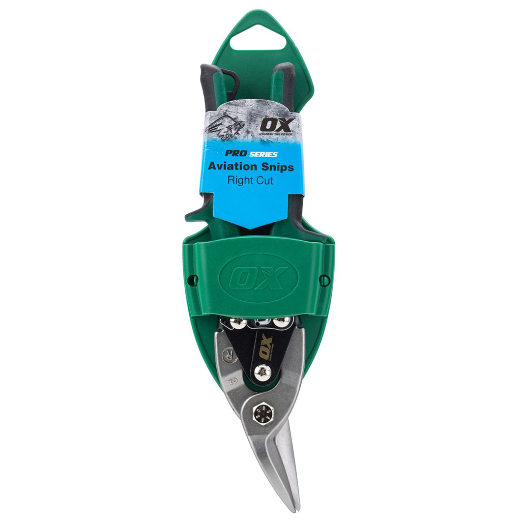 OX Pro Aviation Snips Right Cut With Holster Product
