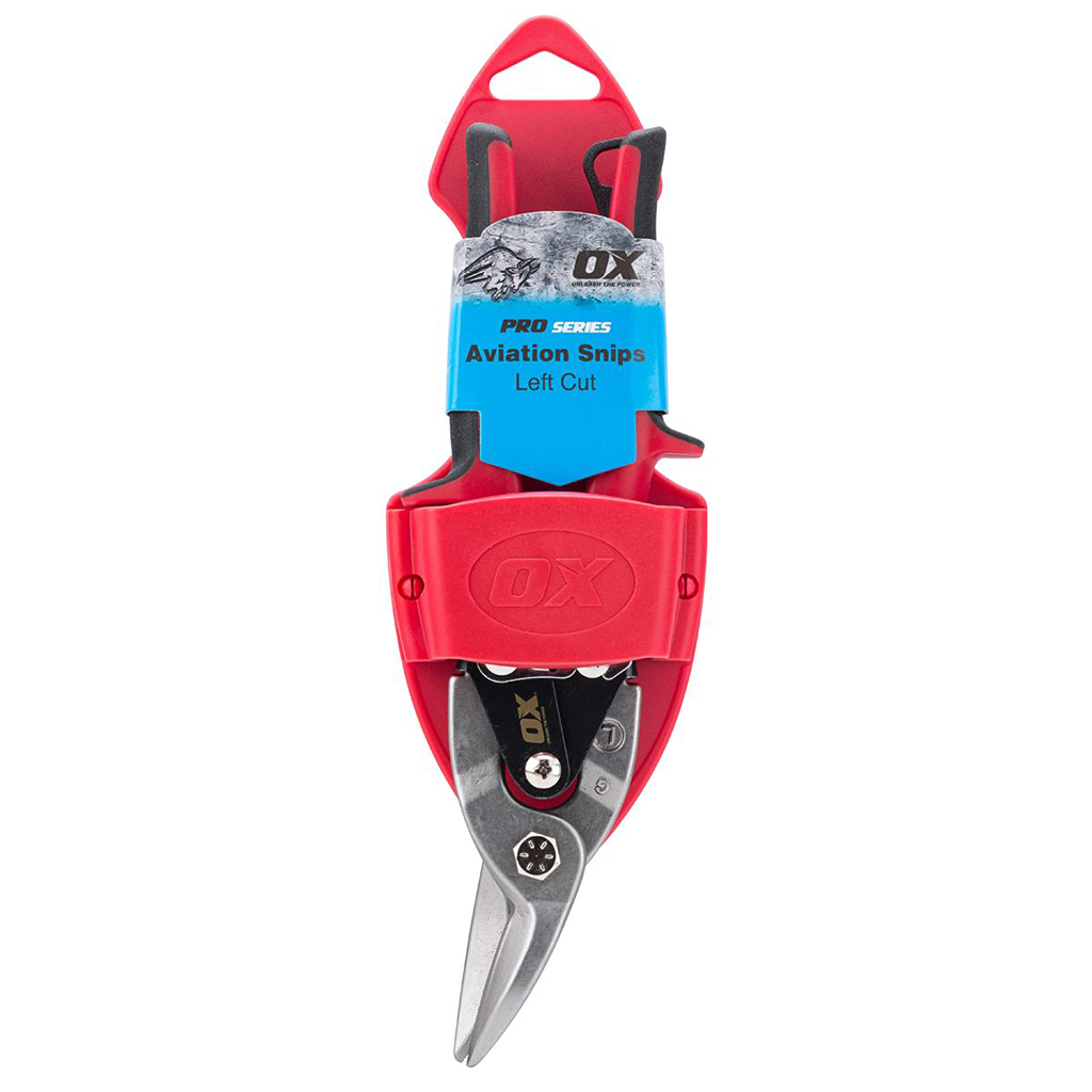 OX Pro Aviation Snips Left Cut With Holster Product
