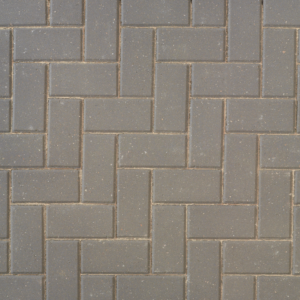 Omega Block Paving - 200x100x60mm - Charcoal Product