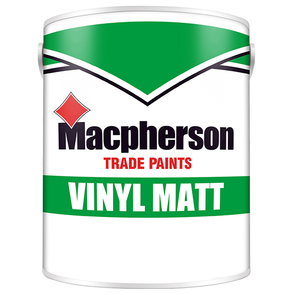 Macpherson Trade Vinyl Matt Emulsion - Brilliant White - 5ltr Product