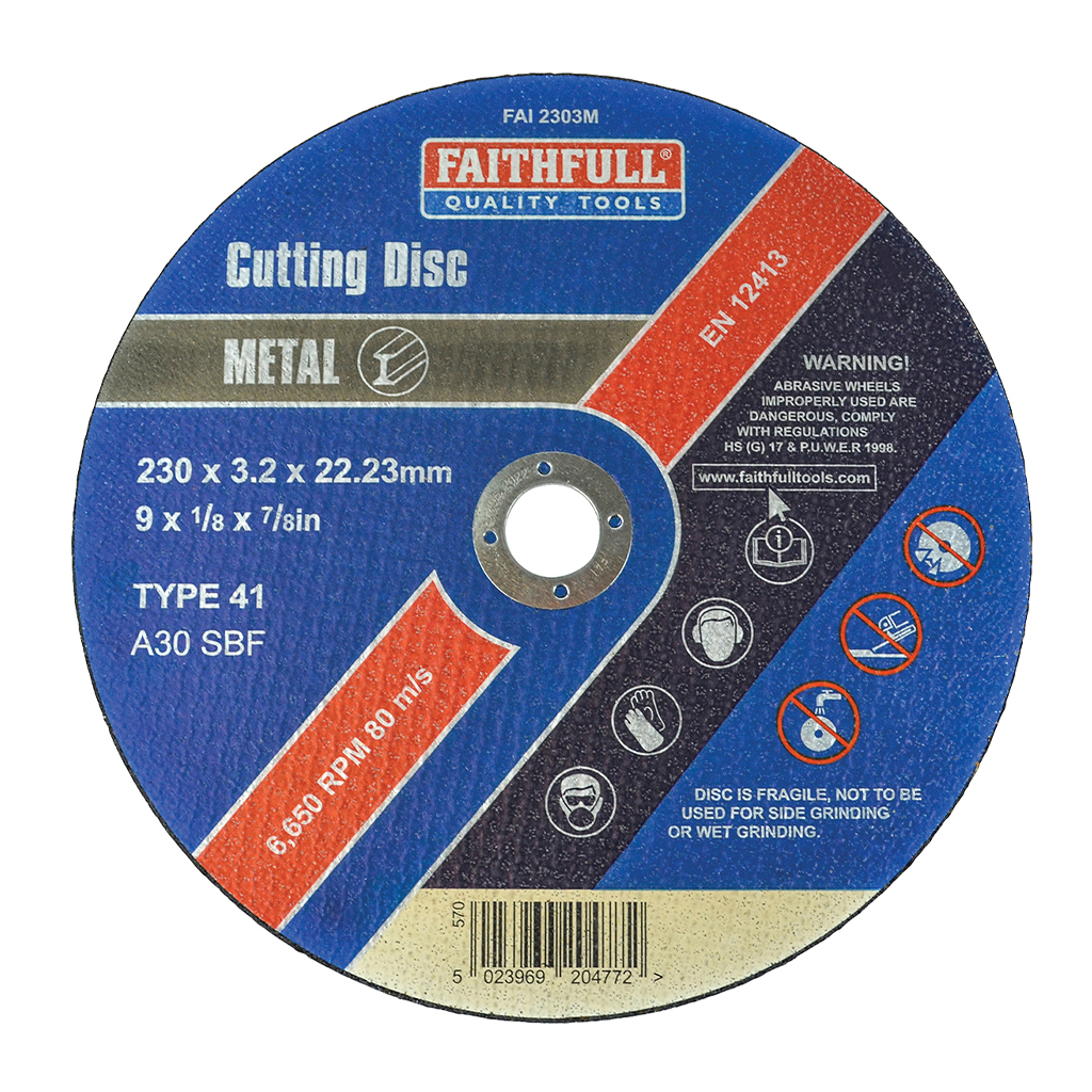 Cutting Disc 230x3.2x22mm Metal Product
