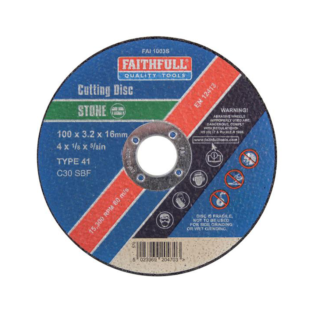 Cutting Disc 100x3.2x16mm Stone Product