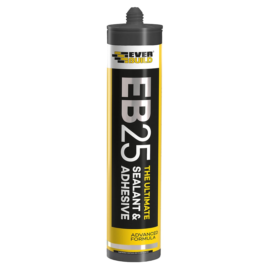 Everbuild EB25 Black 300ml The Ultimate Sealant and Adhesive Product