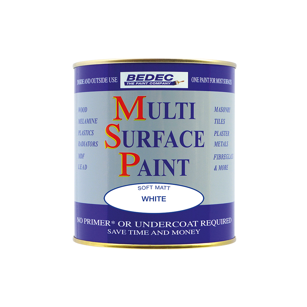 Bedec MSP Multi Surface Paint Soft White Matt 750ml Product