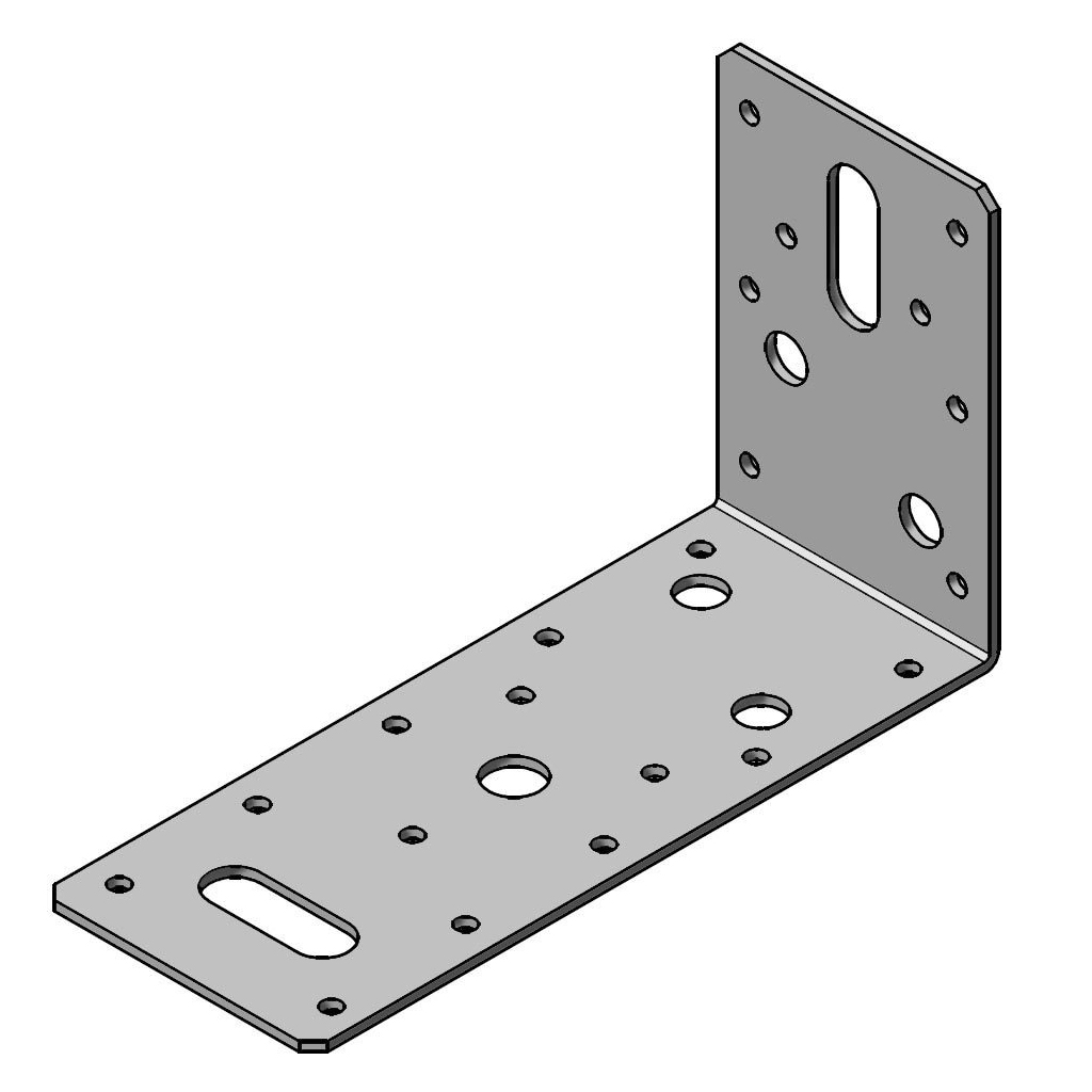 Light Duty Angle Brackets 150x90x59mm Product