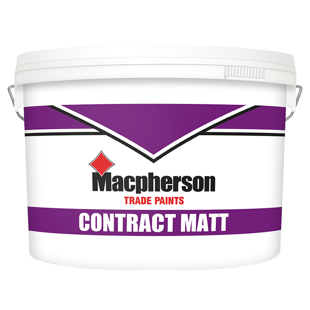 Macpherson Contract Matt Emulsion - 10ltr - Brilliant White Product