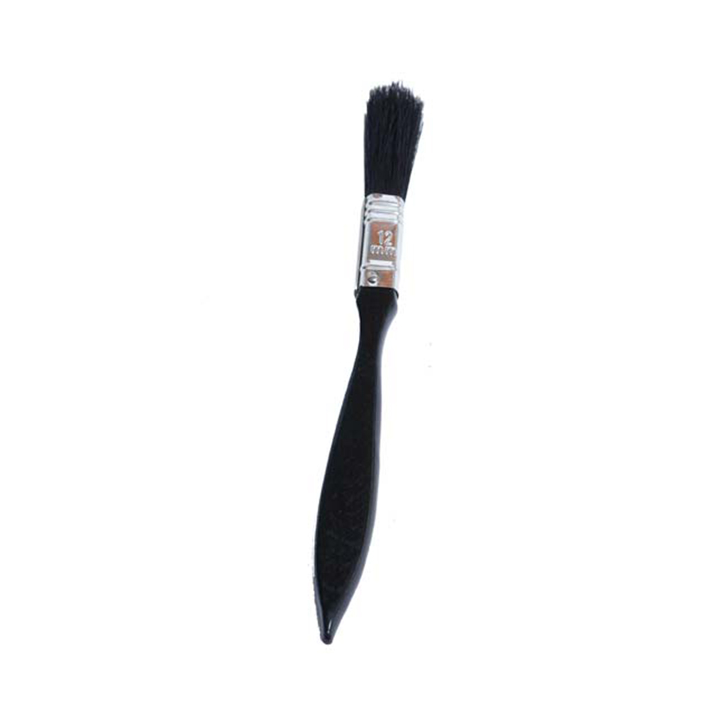 12mm Black Handle Disposable Paint Brush Product