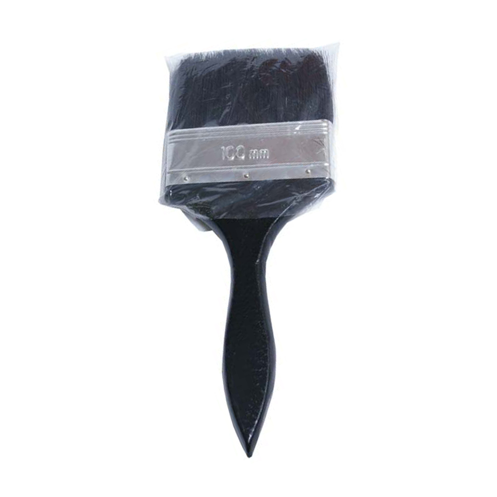 100mm Black Handle Disposable Paint Brush Product
