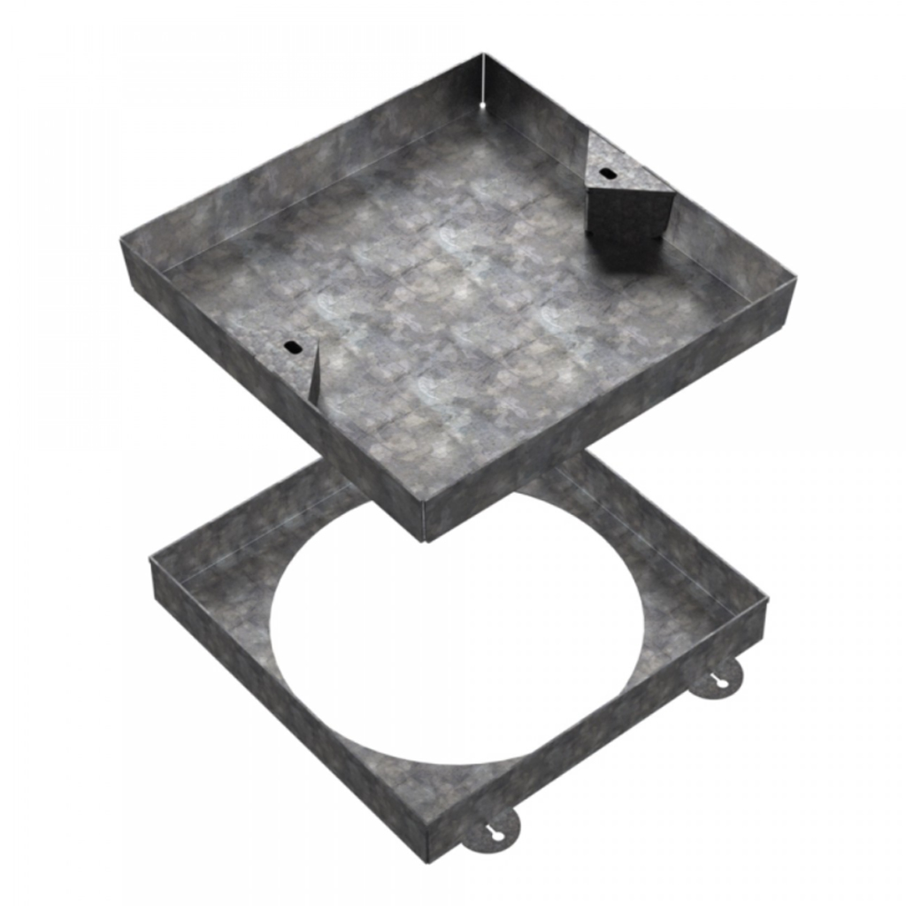 FAB PAVE™ SOLO SLIDE®S50 Square to Round Recessed Access Cover - 450mm ...