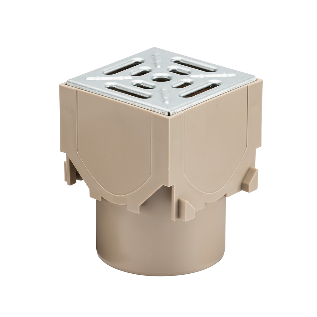 ACO 47011 RainDrain Channel Drain Corner Unit & Outlet - Galvanised ...