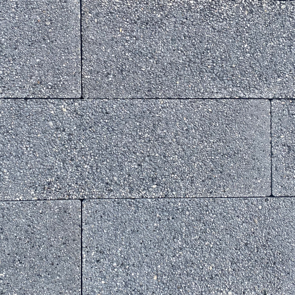 AG Long Stone Plaza Block Paving - Pepper - 60mm - 12.65m² Mixed Pack ...