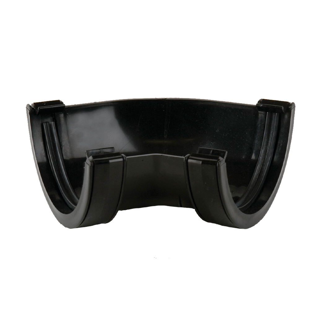 Roundstyle 112mm Black Gutter 135° Angle Product
