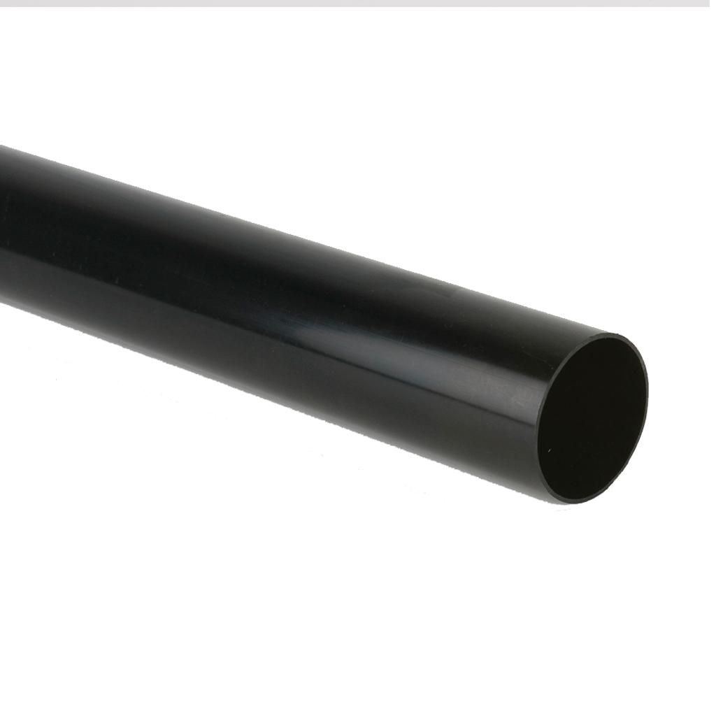 Round 68mm x 4m Black Downpipe Product