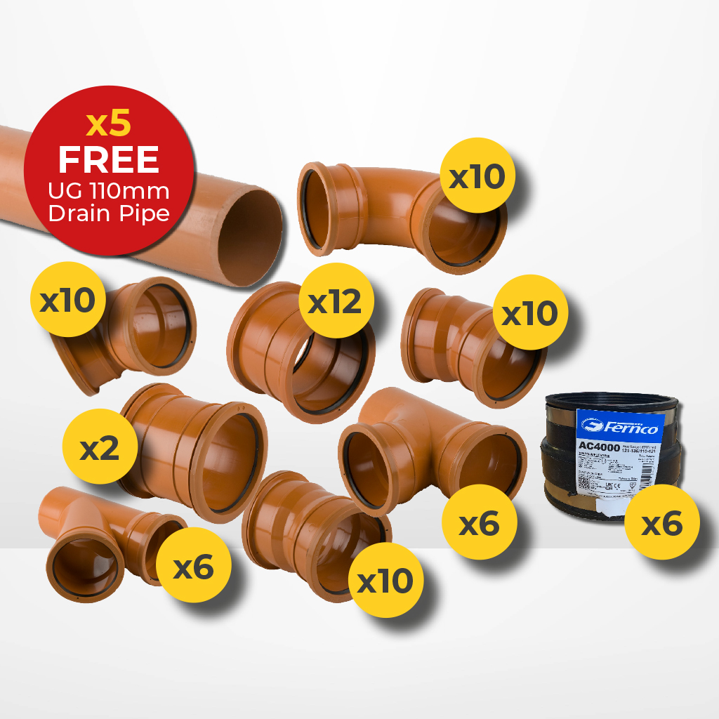 PGR Double Socket Drainage Bundle Deal Product