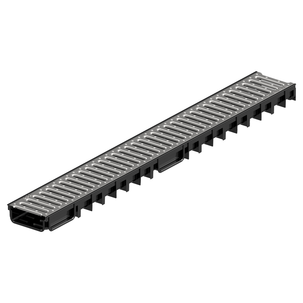 ACO EasyLine H50 Channel Drain with Galvanised Steel Grating Product