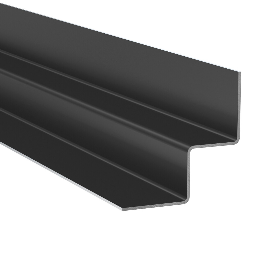 MetalTrim™ Internal Corner Profile - 3m - Midnight Black Product