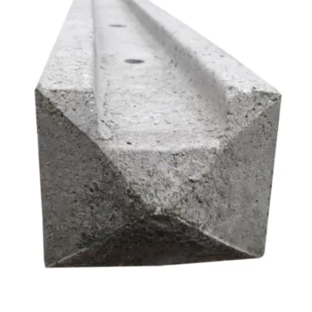 8ft Concrete Slotted End Fence post - 2.4m Product