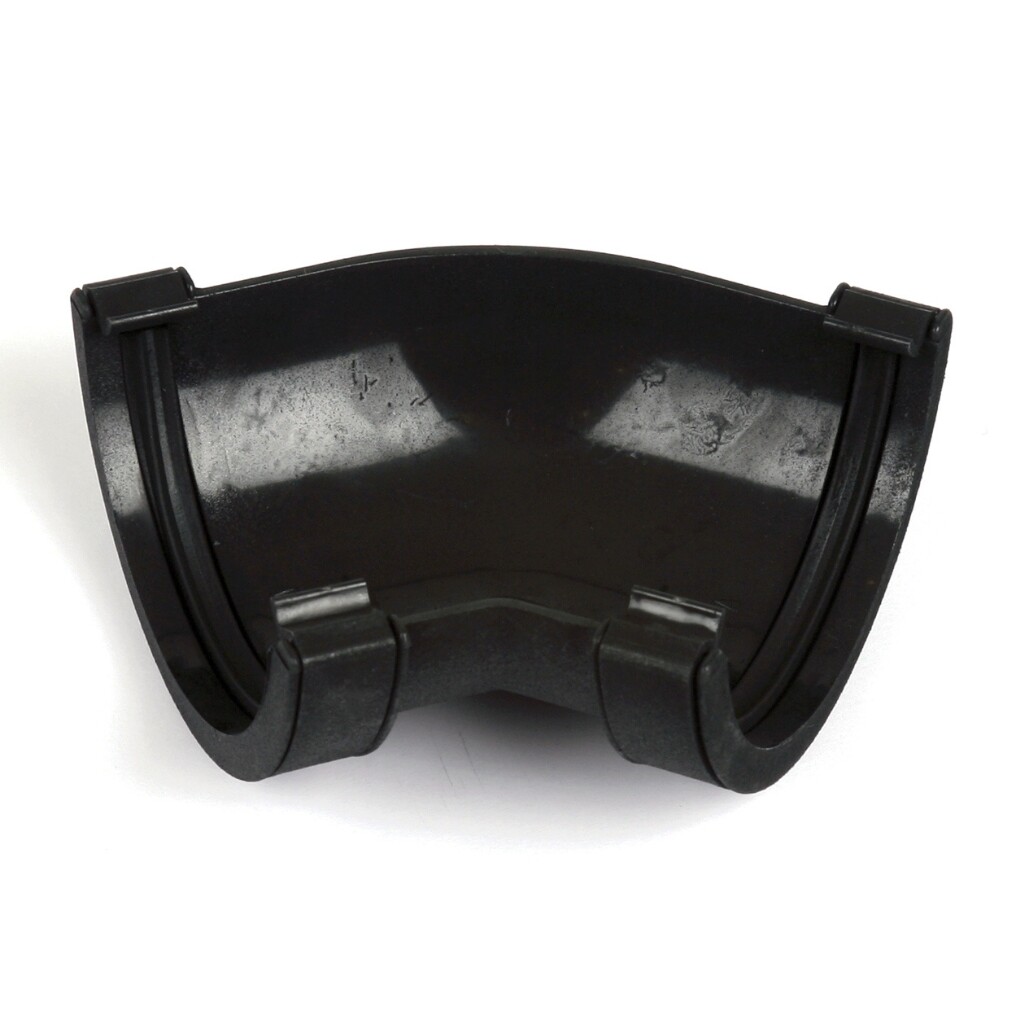 Brett Martin 112mm Cascade Cast Iron Style Roundstyle Gutter 135° Angle ...