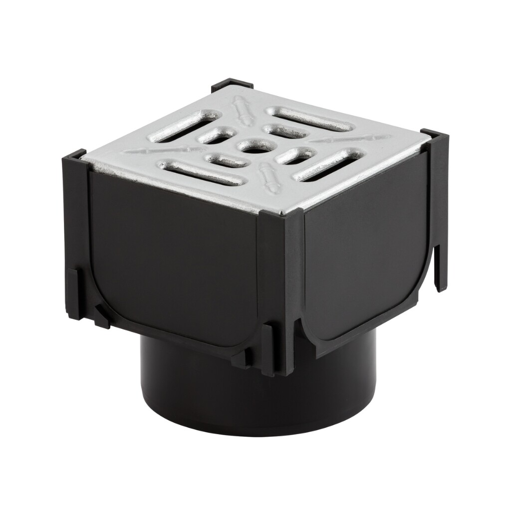 ACO 399100 HexDrain Channel Drain Corner Unit & Outlet - Galvanised ...