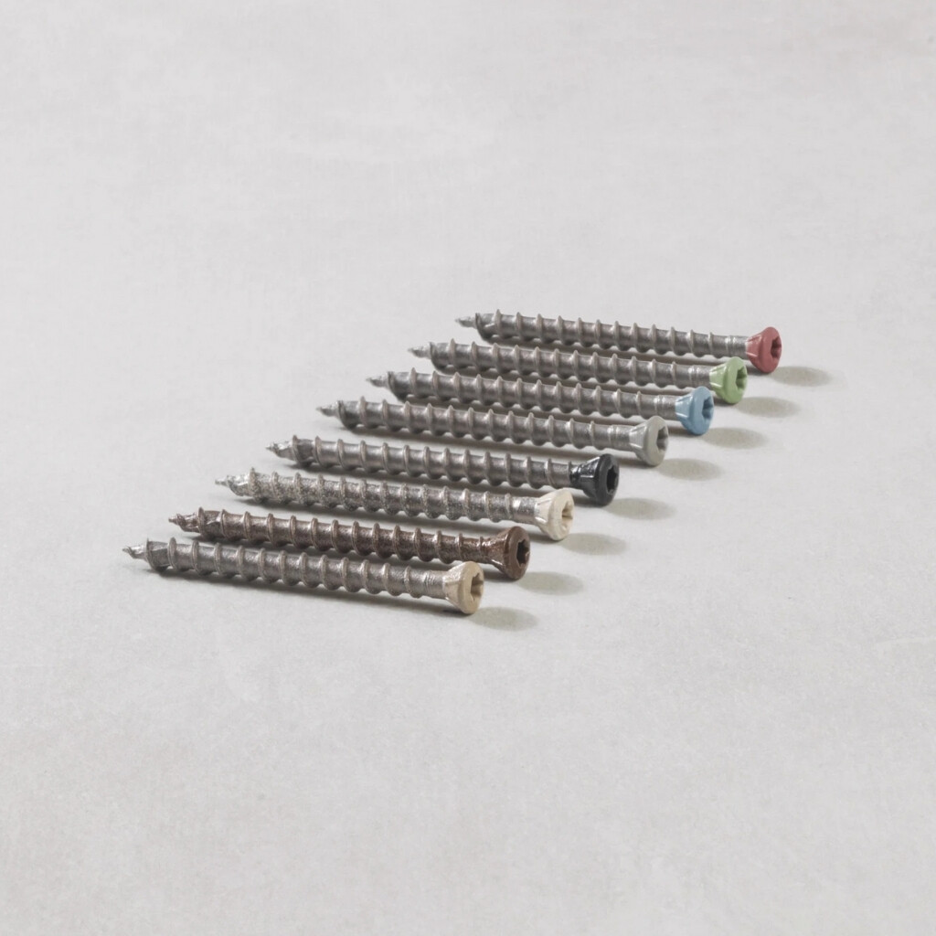 Millboard Envello Cladding Coloured Head Screws - Salt Blue - 3.5 x ...