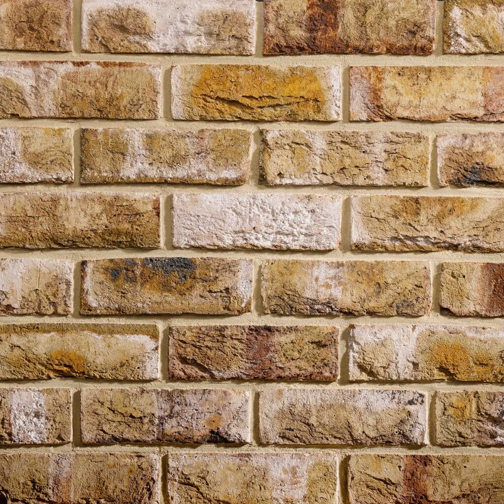 Traditional Brick & Stone TBS London Weathered Yellow Brick Slips - 30 ...